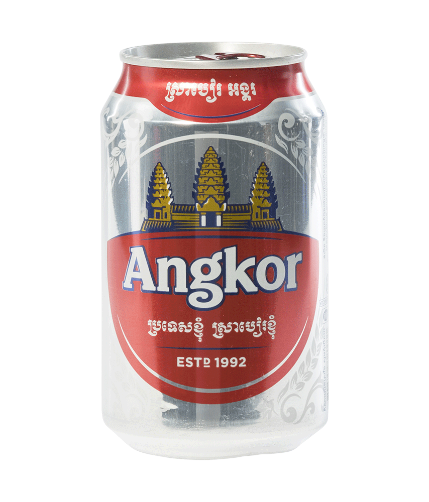 Angkor Beer (Can 33cl) - Gold Quality Award 2020 from Monde Selection