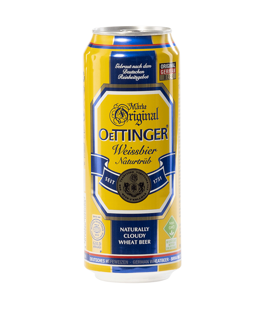 Original Oettinger Weissbier - Gold Quality Award 2020 from Monde Selection