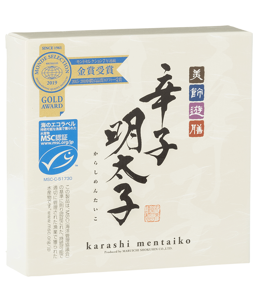 Spicy Seasoned Pollack Roe without artificial color approved by MSC ...