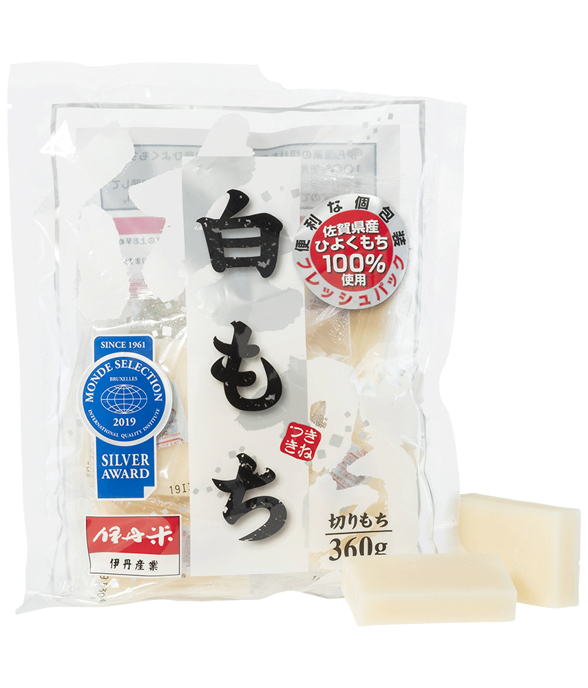 Itamimai Kinetsukimochi 'Shiro-Mochi' Kiri-Mochi + Maru-Mochi - Silver ...