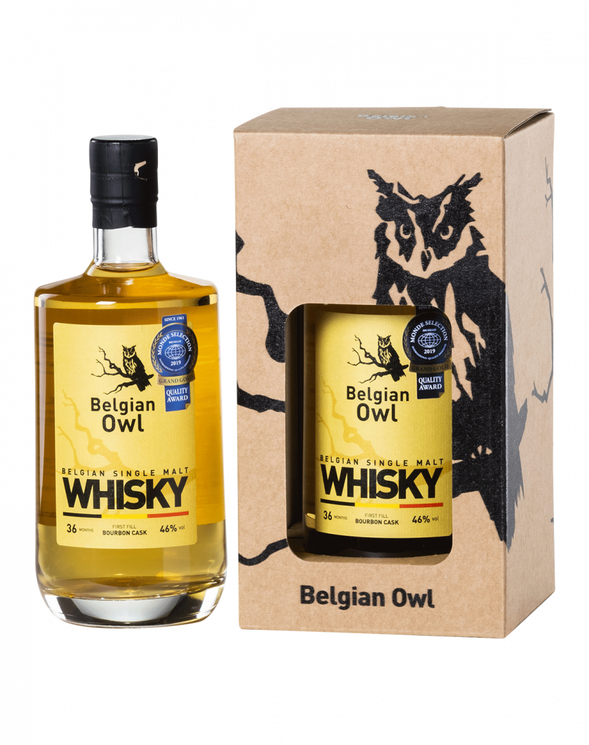 Belgian Owl Identite, Belgian Single Malt Whisky - Grand Gold Quality ...