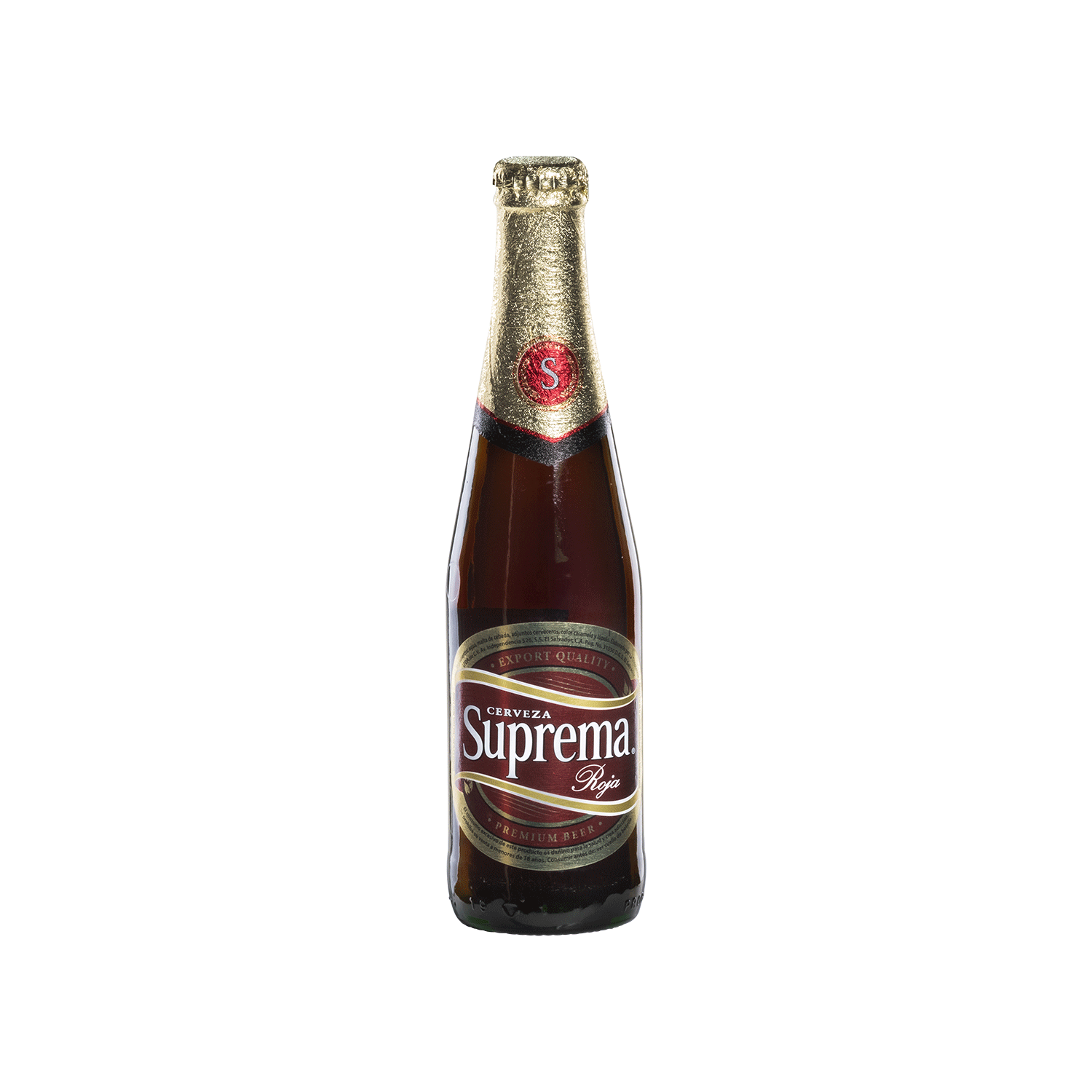 Cerveza Suprema Roja - Gold Quality Award 2021 from Monde Selection