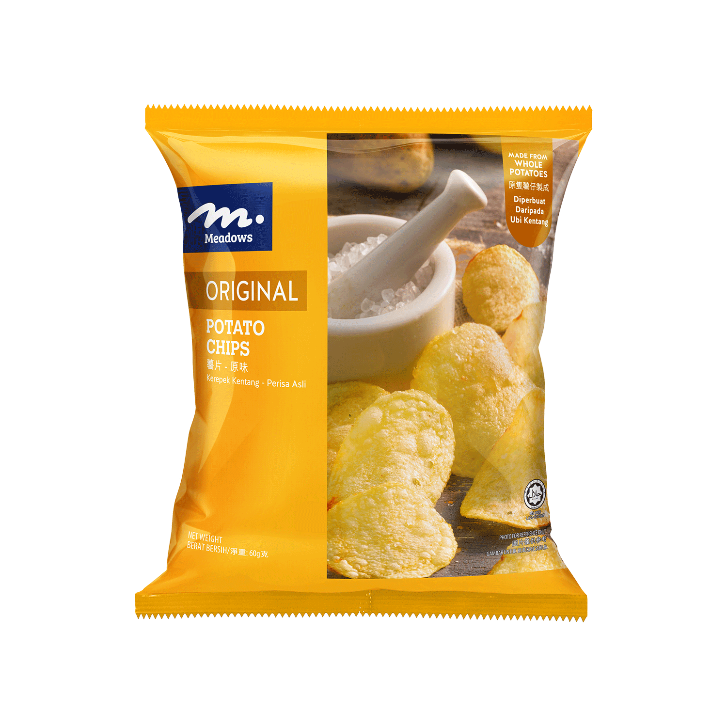 Original Potato Chips - Silver Quality Award 2021 from Monde Selection