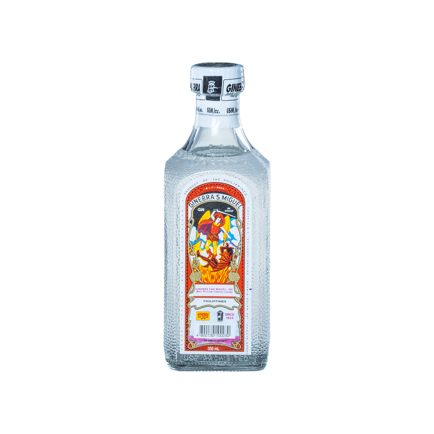 Ginebra San Miguel, 350ml (Square) - Gold Quality Award 2022 from Monde ...