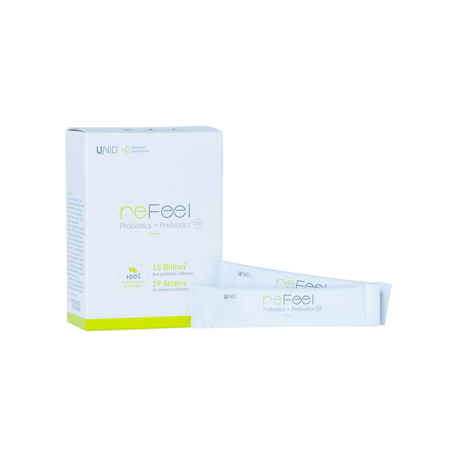 refeel Probiotics + Prebiotics 2.0 - 金獎 - Monde Selection 2022