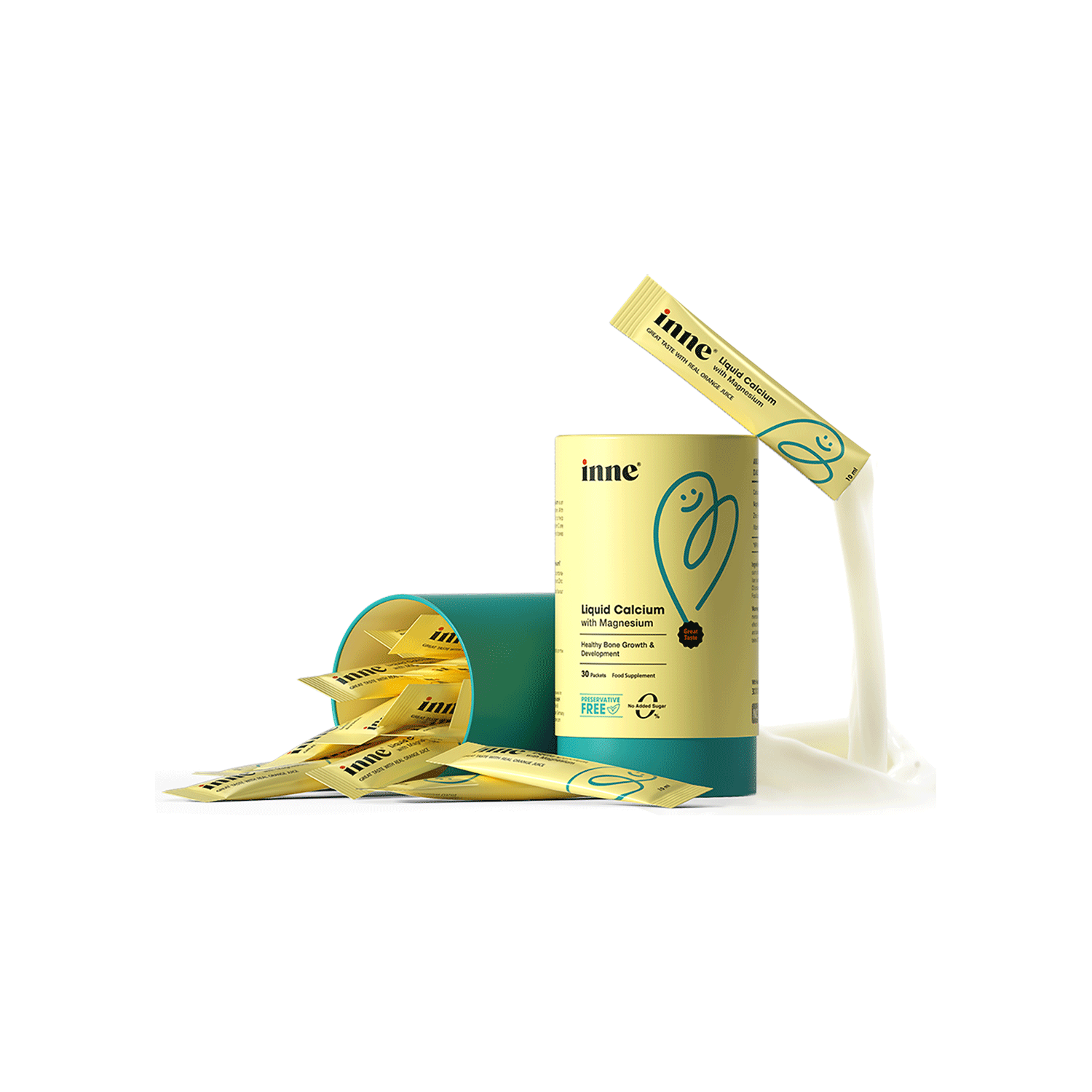 inne® Liquid Calcium - Gold Quality Award 2022 from Monde Selection