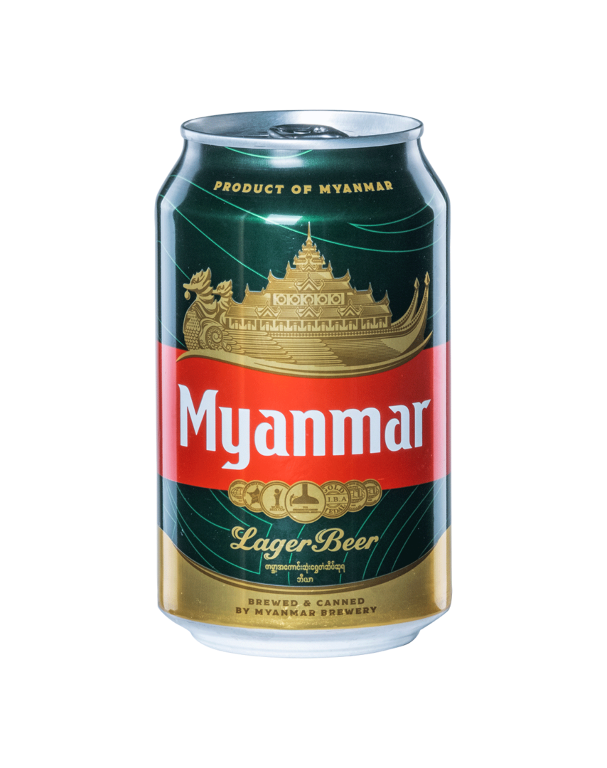 Myanmar Beer Can - Silver Quality Award 2022 from Monde Selection