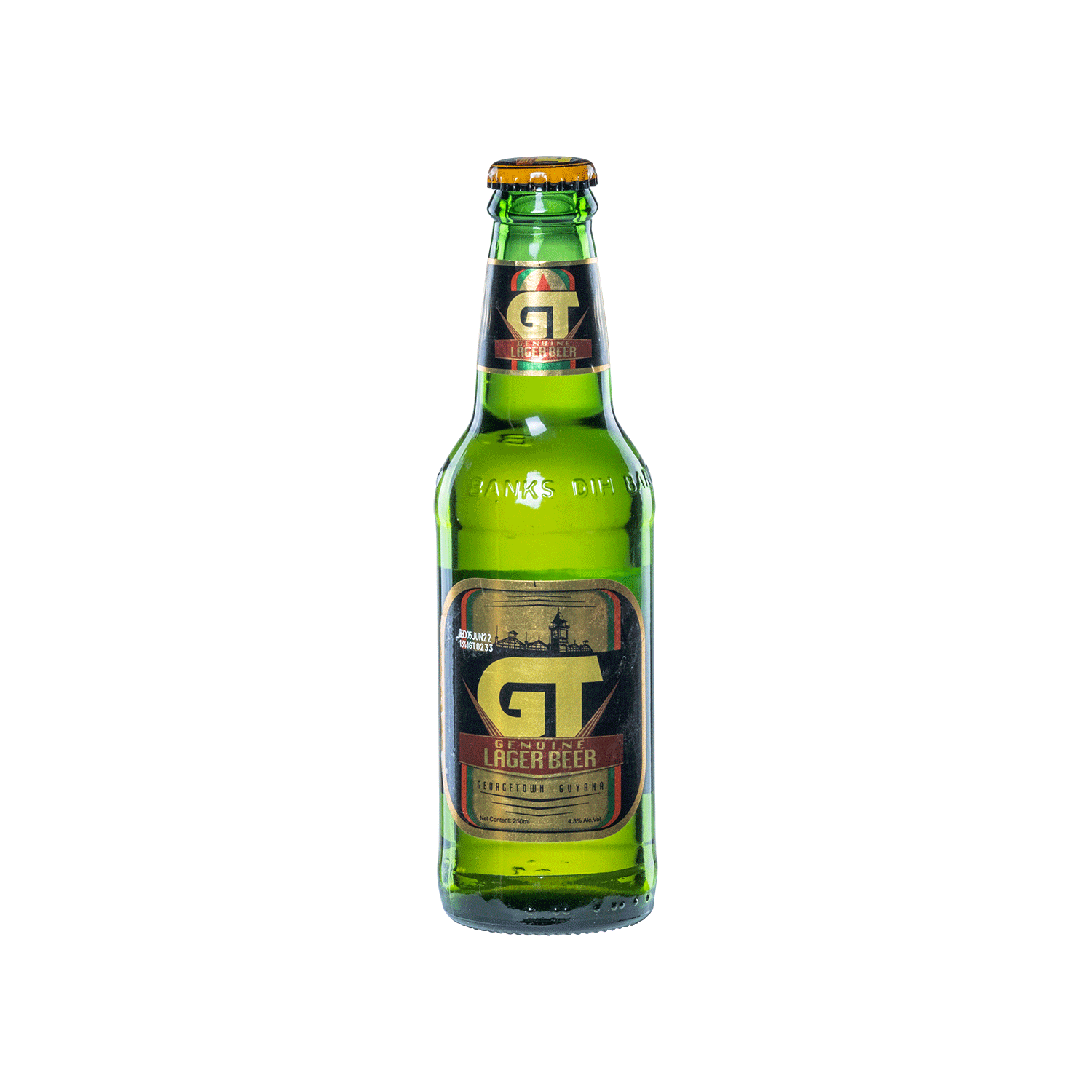 GT Genuine Lagar Beer - Silver Quality Award 2024 from Monde Selection