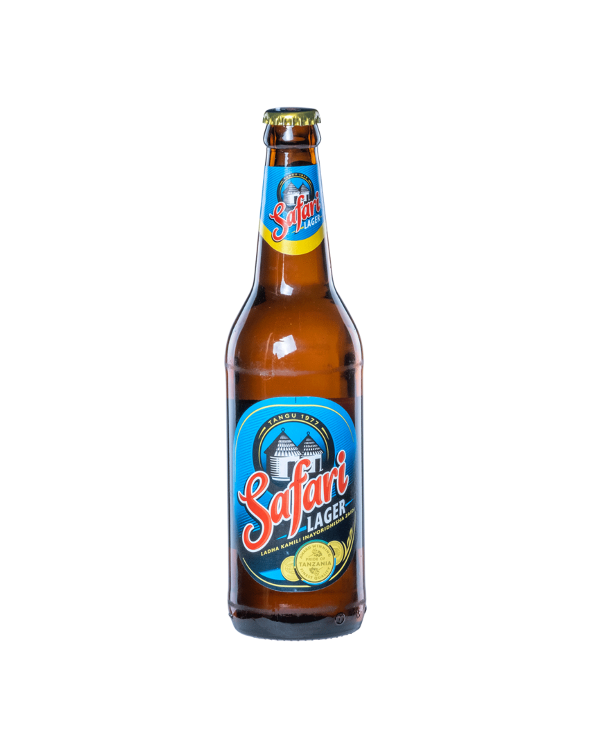 Safari Lager (Bottle 50cl) - Silver Quality Award 2022 from Monde Selection