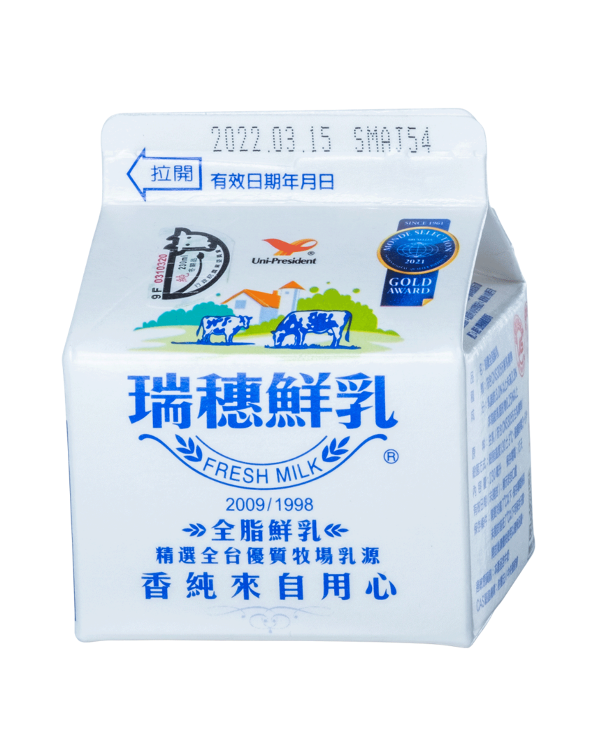 ReiSui Milk (230ml) - 金獎 - Monde Selection 2022