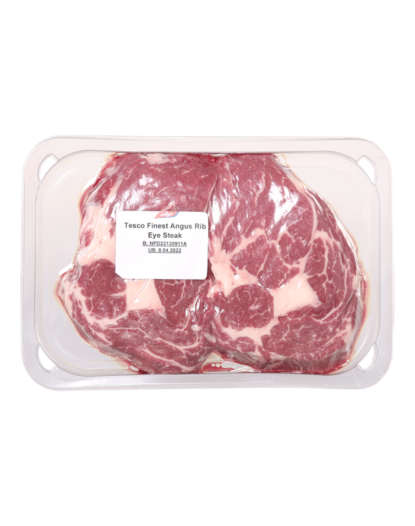 Tesco Finest Angus Rib Eye Steak - Gold Quality Award 2022 from Monde ...
