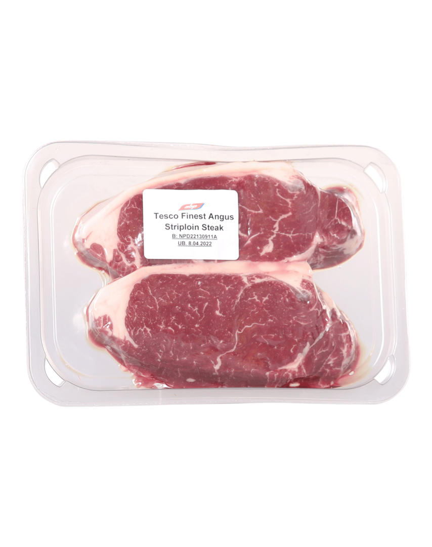 Tesco Finest Angus Striploin Steak - Gold Quality Award 2022 from Monde ...