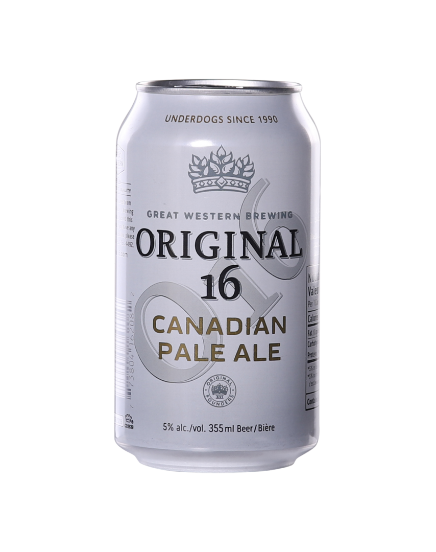 Original 16 Canadian Pale Ale - Gold Quality Award 2022 from Monde ... Original 16 Canadian Pale Ale - Gold Quality Award 2022 from Monde ...