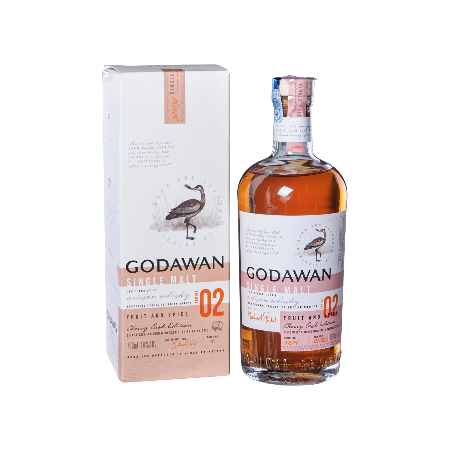 Godawan Single Malt Whisky (Fruit and Spice) - Grand Gold Quality Award ...