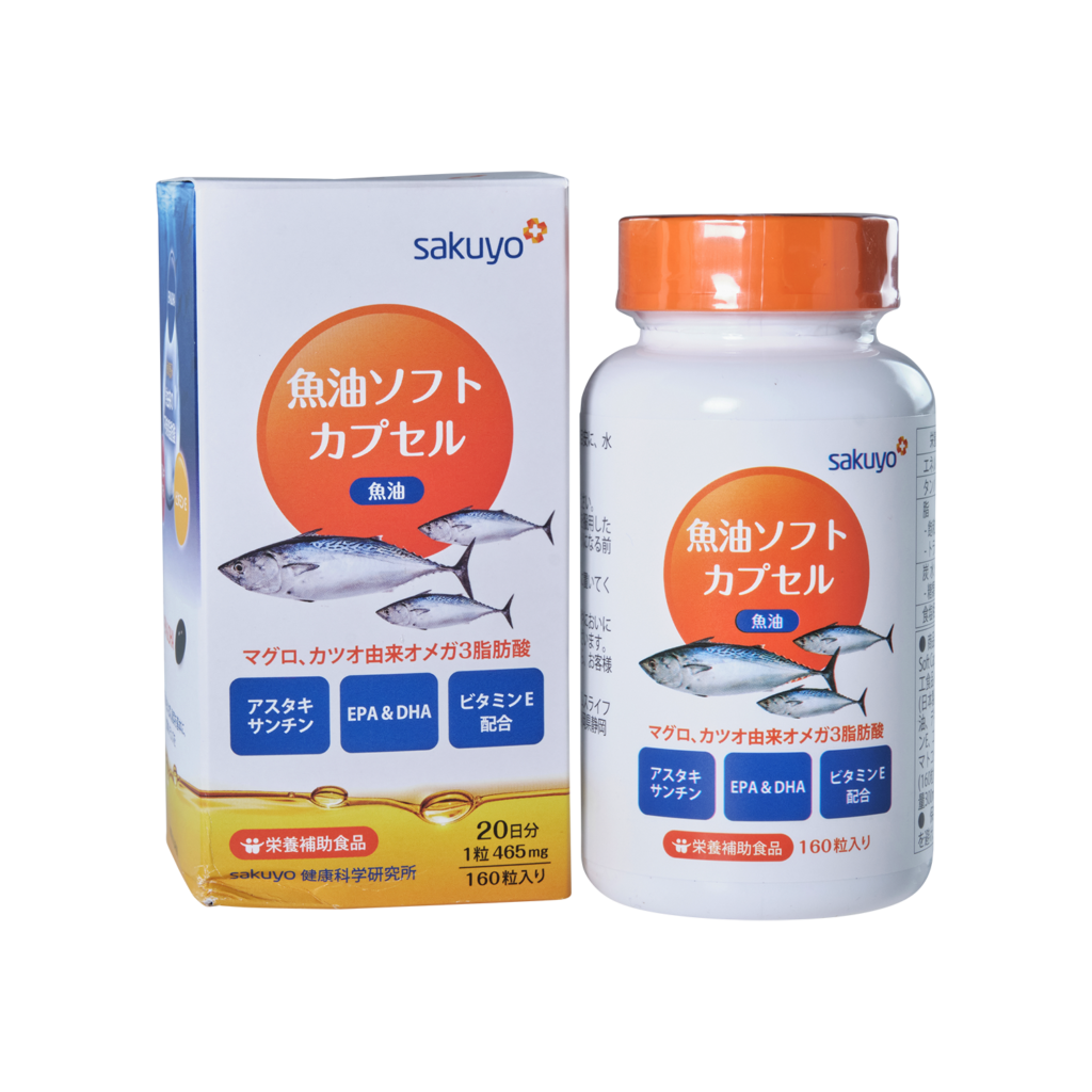 Sakuyo High Quality Fish Oil Soft Capsules - Gold Quality Award 2023 ...