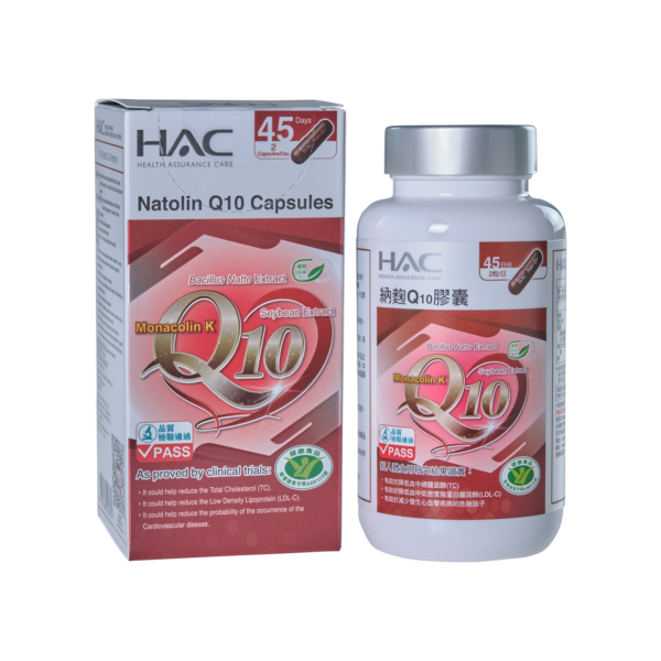 HAC Natolin Q10 Capsules - Silver Quality Award 2023 from Monde Selection