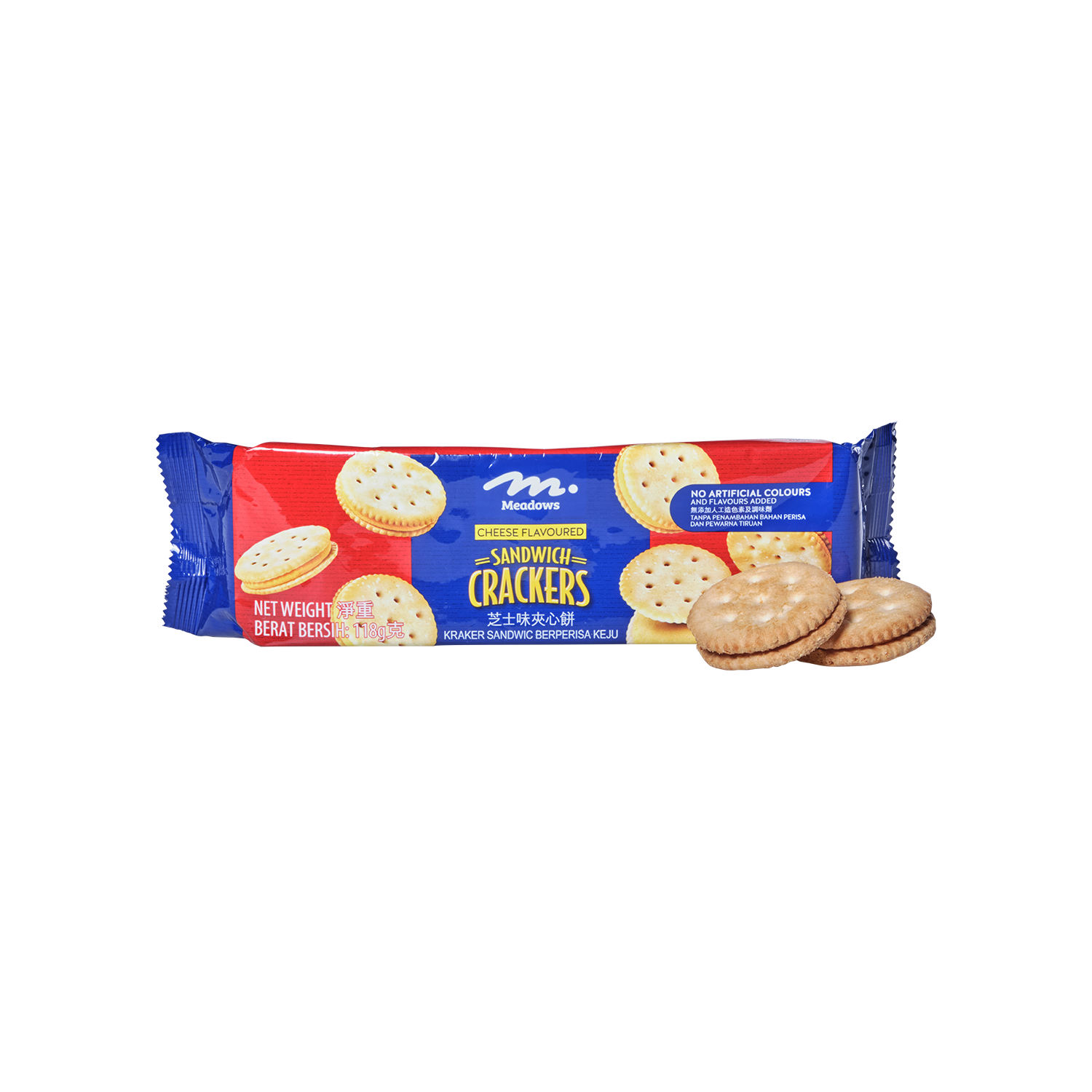 Cheese Flav. Sand. Crackers 118g - Silver Quality Award 2023 from Monde ...