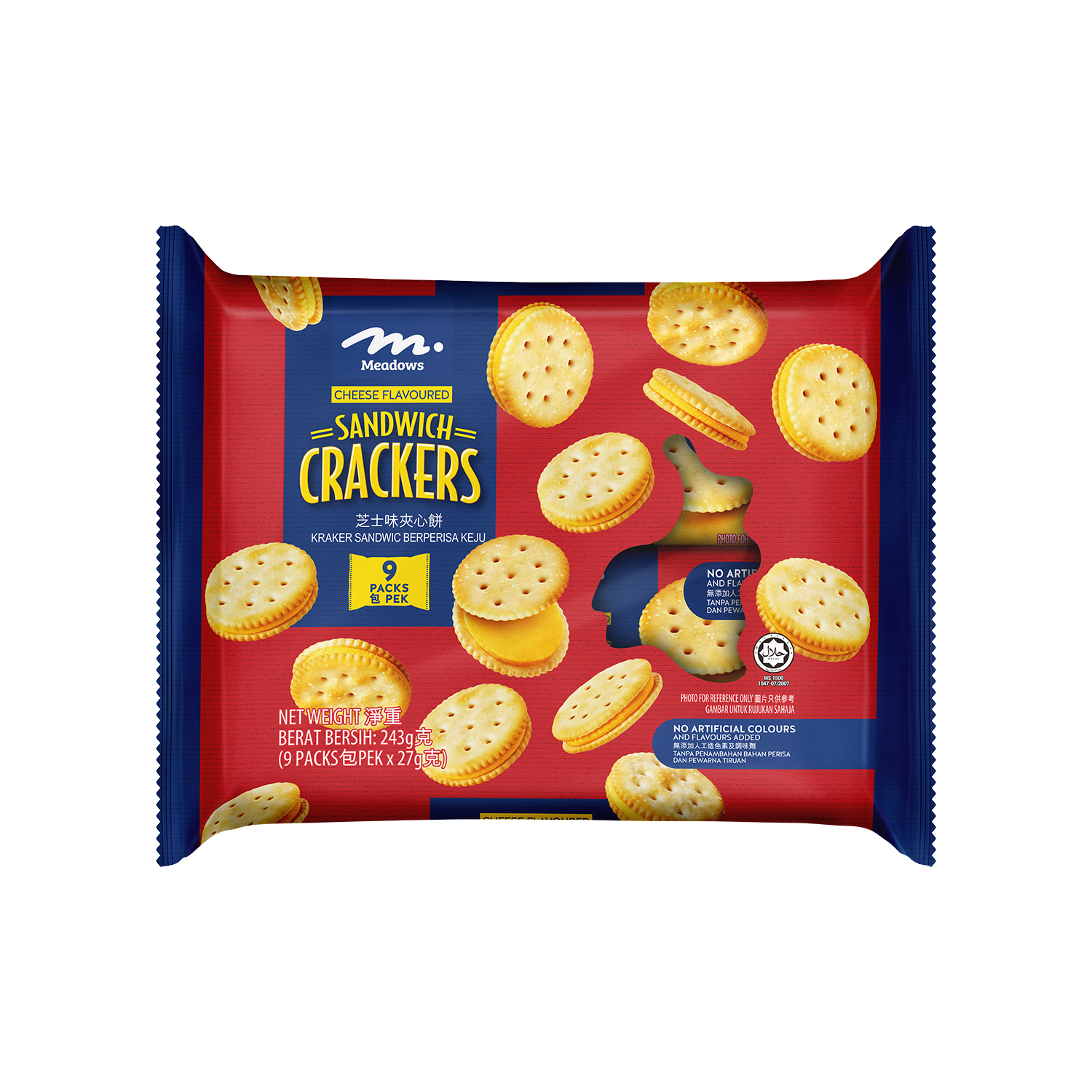 Cheese Flav. Sand. Crackers 243g - Silver Quality Award 2023 from Monde ...