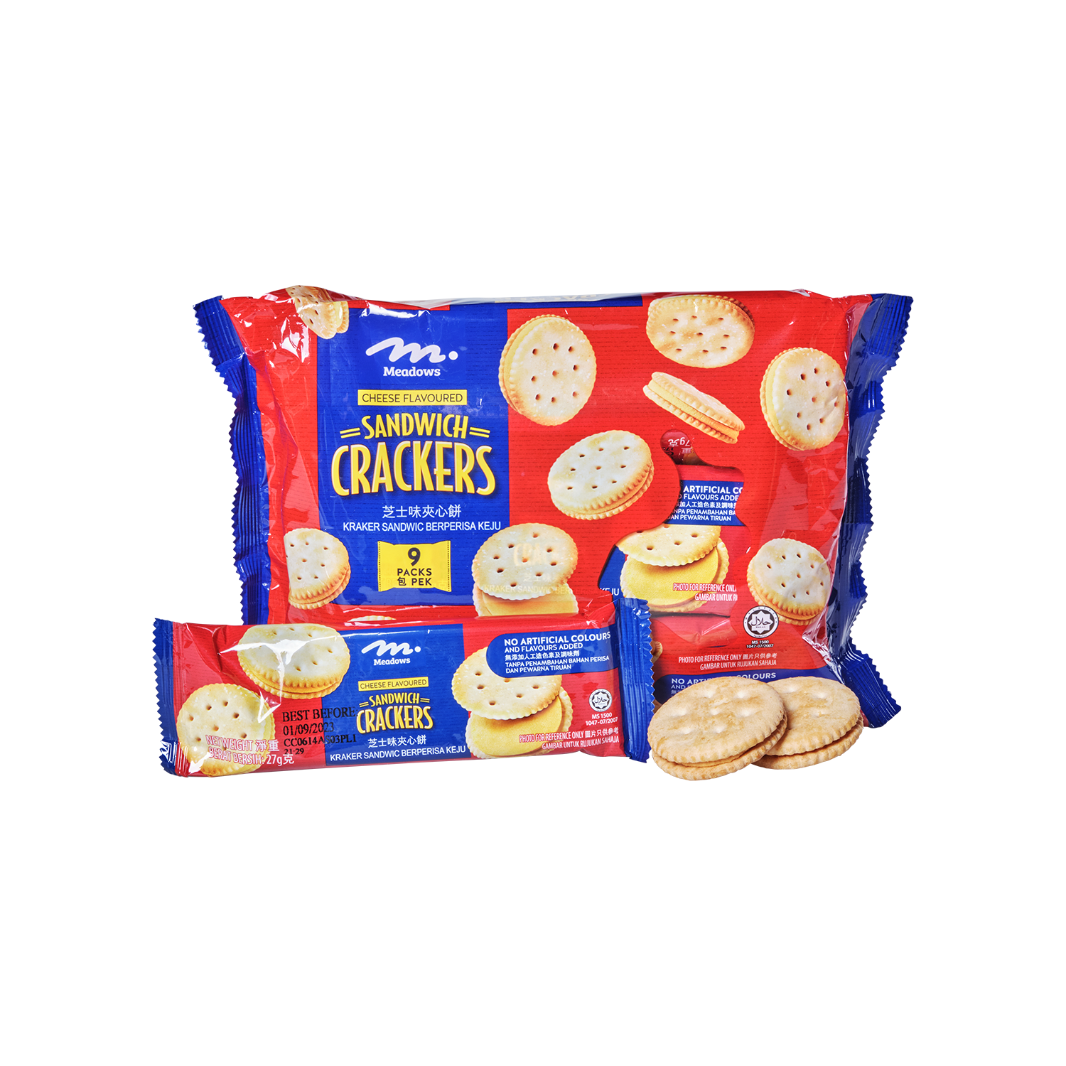 Cheese Flav. Sand. Crackers 243g - Silver Quality Award 2023 from Monde ...
