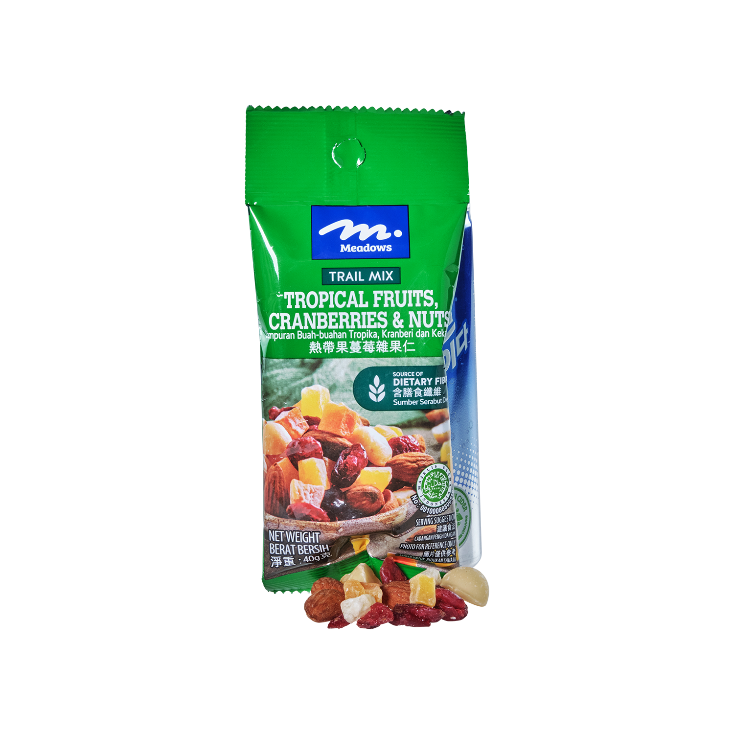Tropical Fruits, cranberries and nuts mix 40g - Silver Quality Award ...