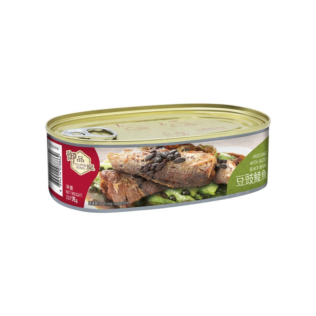 Yu Pin King Canned Fried Dace with black beans 227g - Bronze Quality ...