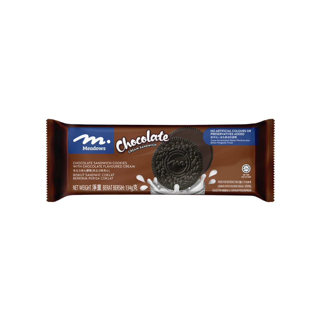 Chocolate Sandwich Cookies With Chocolate Flavoured Cream Silver Quality Award 2023 From Monde