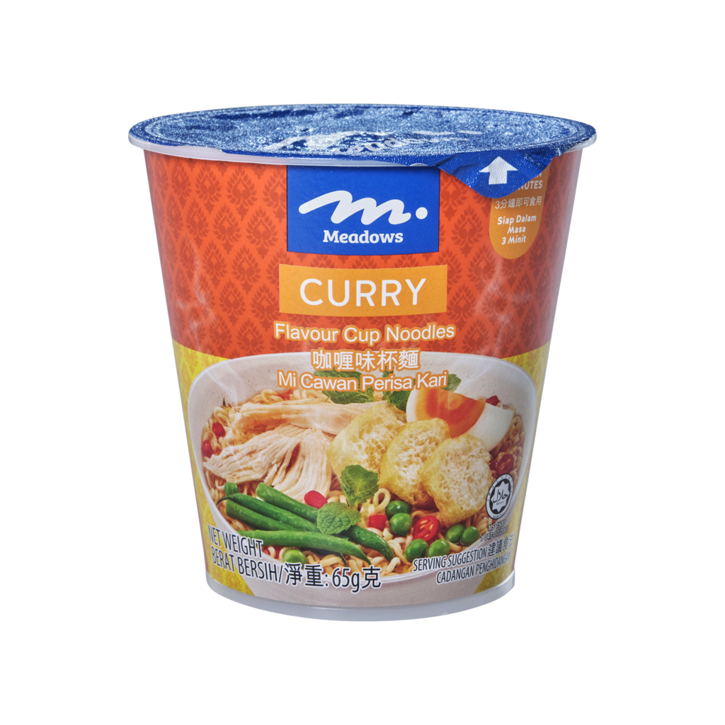 Meadows Curry Cup Noodles 65g - Silver Quality Award 2023 from Monde ...