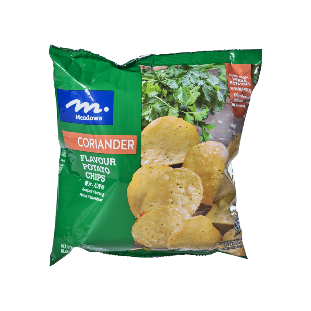 Meadows Coriander Potato Chips 60g - Bronze Quality Award 2023 from ...