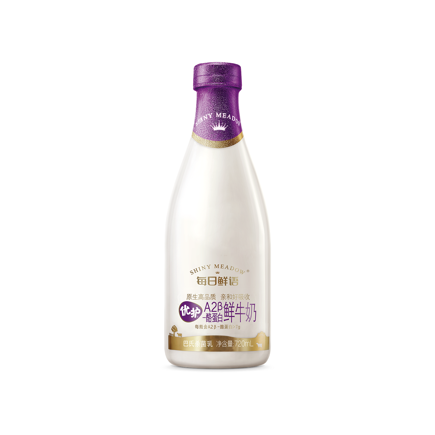 每日鲜语·优护A2β-酪蛋白鲜牛奶 720mL - 金奖 - Monde Selection 2023