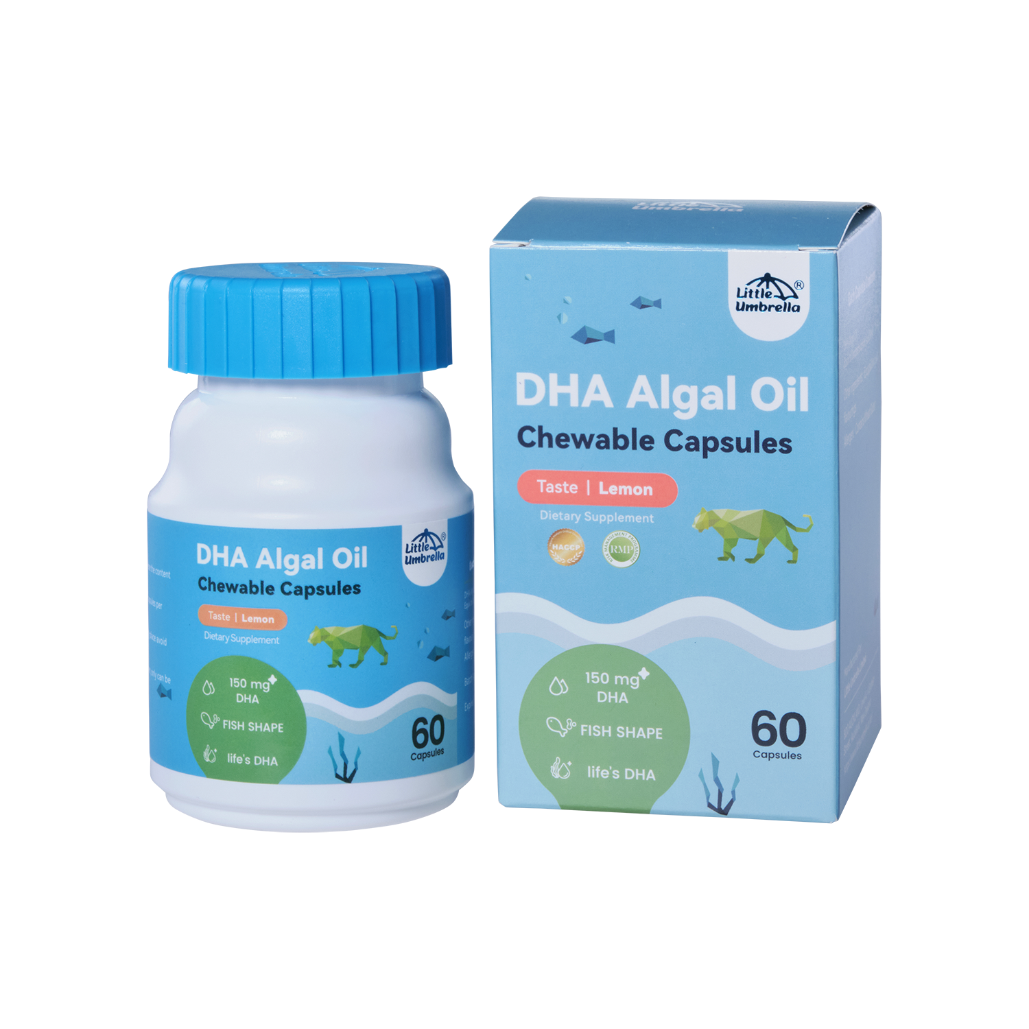 Little Umbrella DHA Algal Oil Chewable Capsules - Gold Quality Award ...