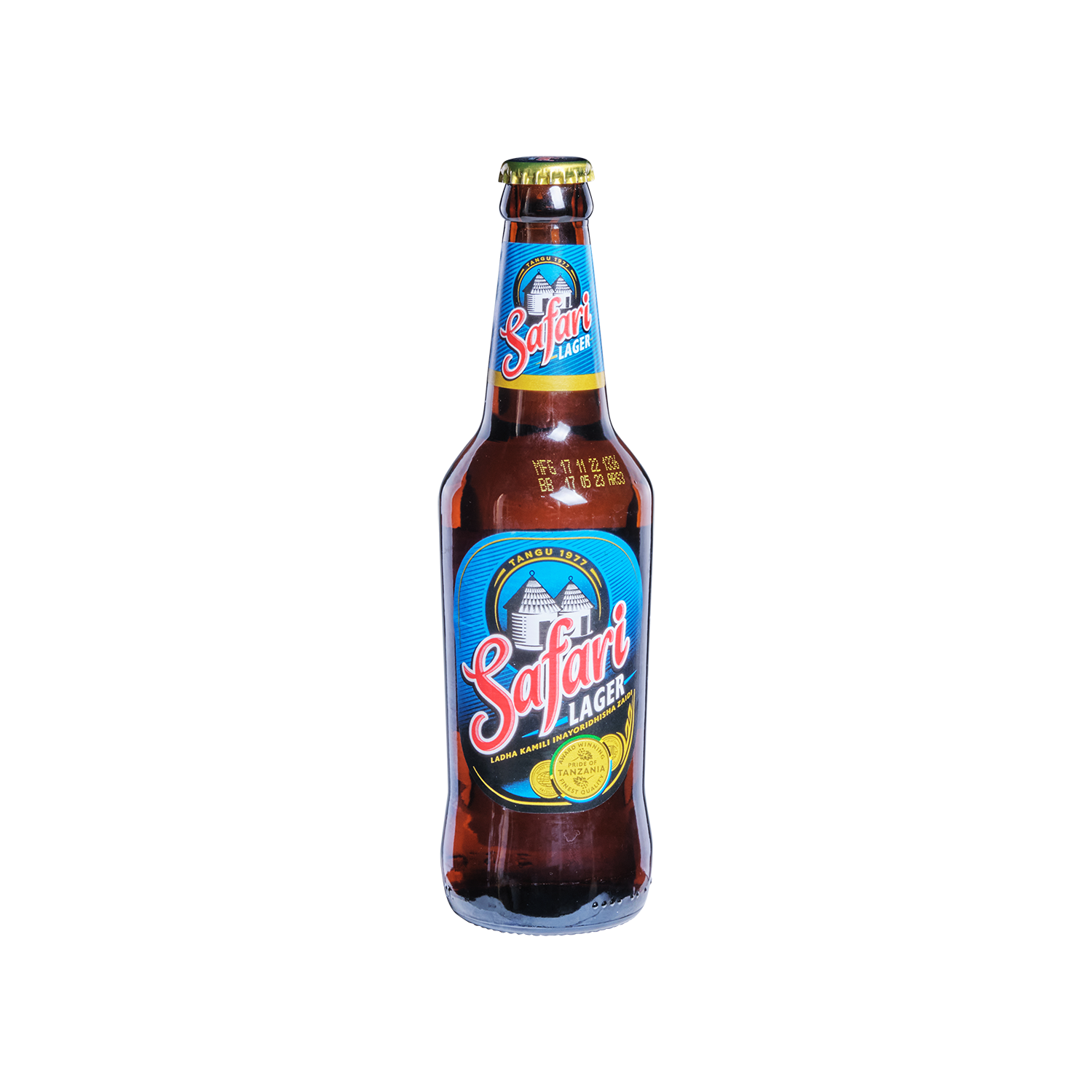 Safari Lager - Silver Quality Award 2023 from Monde Selection