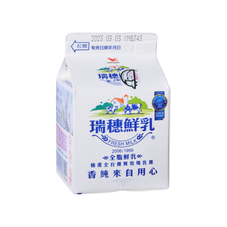 瑞穗鮮乳-全脂RuiSui Fresh Milk (290mL) - 金獎 - Monde Selection 2023