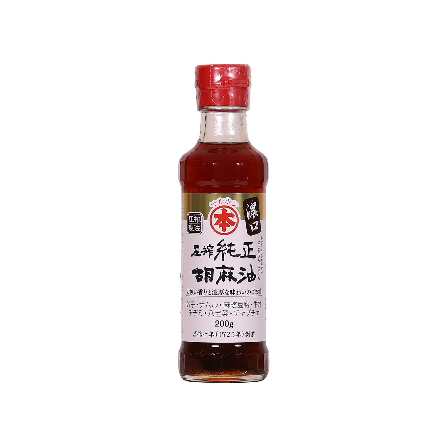 Assaku Jyunsei Sesame Oil KOIKUCHI 200g - Gold Quality Award 2024 from ...