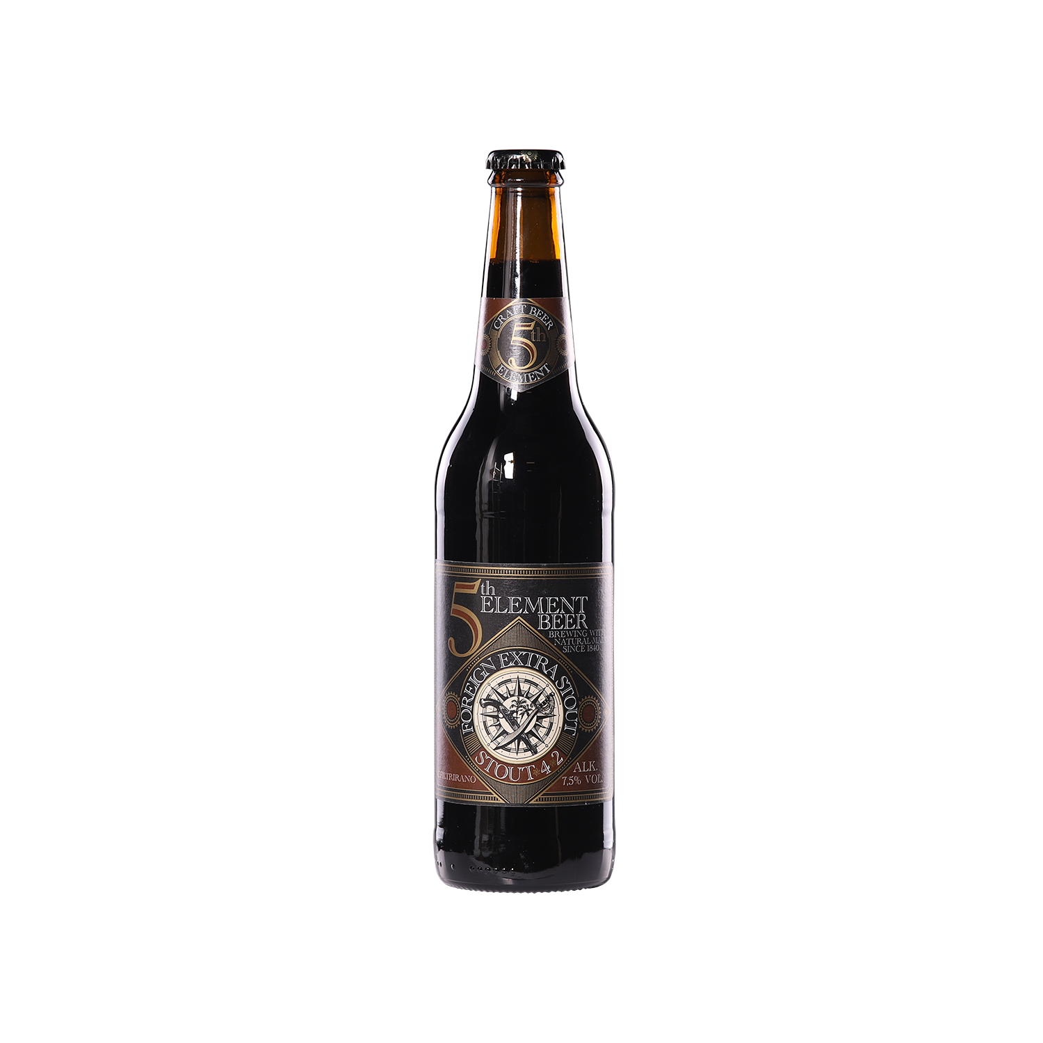 5th Element Stout - Gold Quality Award 2023 from Monde Selection
