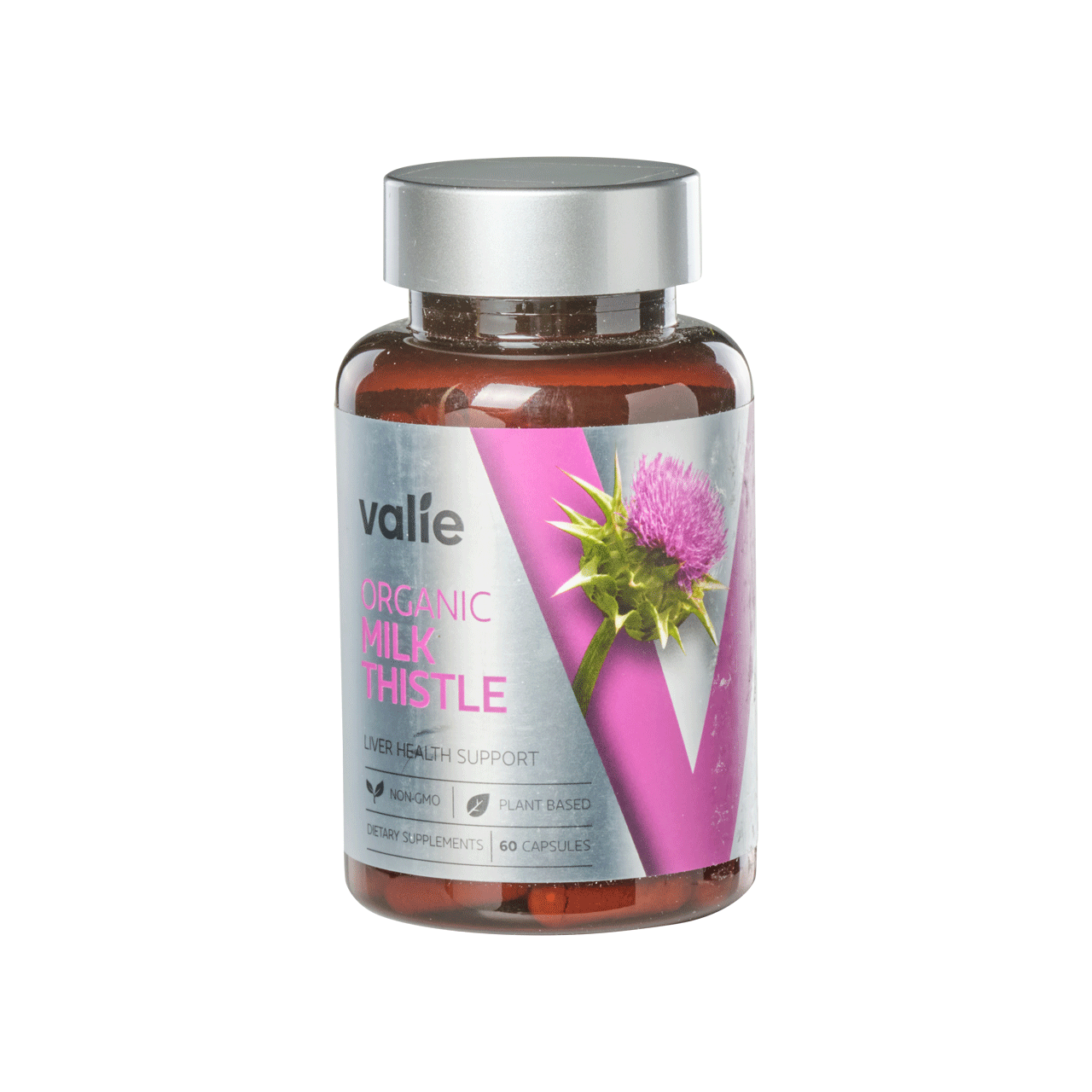Valie Organic Milk Thistle Extract Capsules Gold Quality Award 2024