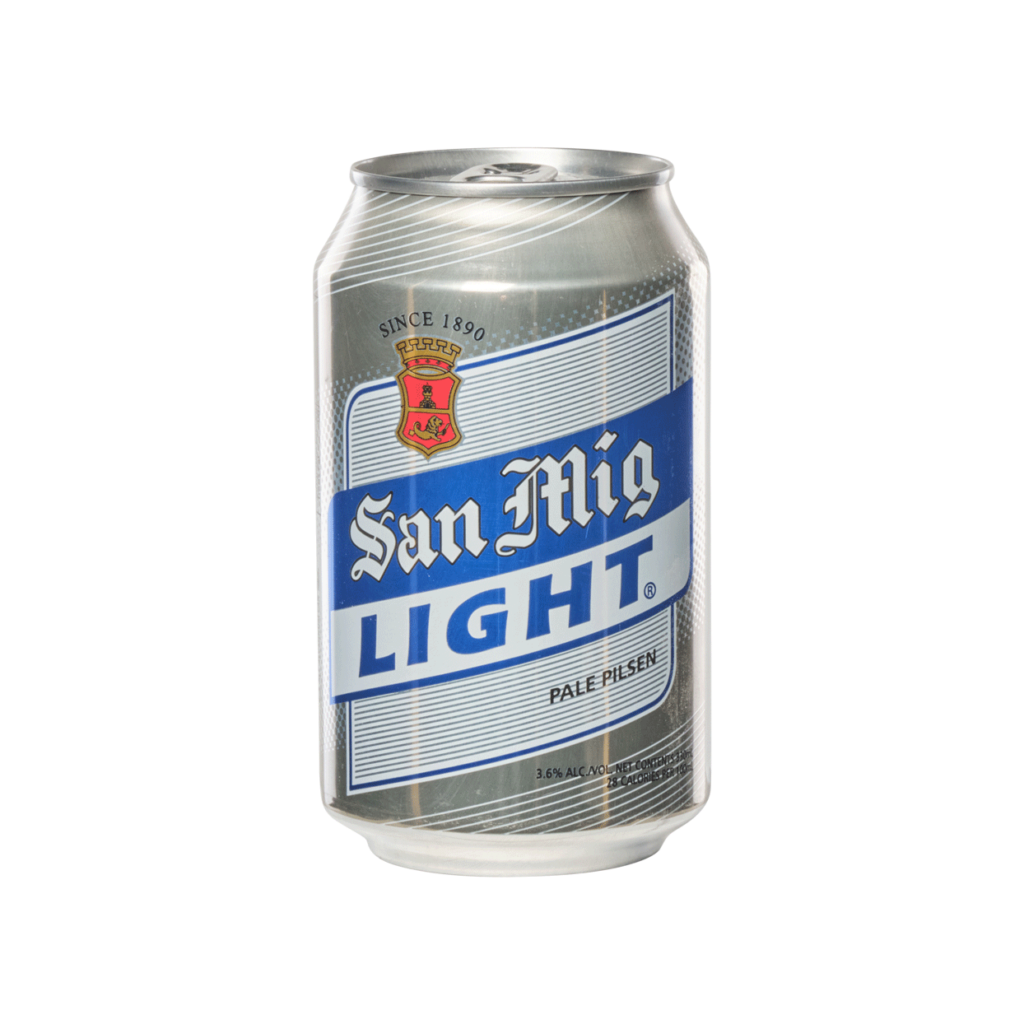 San Mig Light Pale Pilsen (Can 33cl) - Silver Quality Award 2024 from Monde Selection