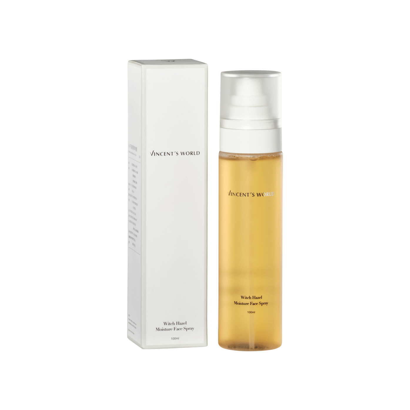 VINCENT'S WORLD Witch Hazel Moisture Face Spray - Gold Quality Award ...