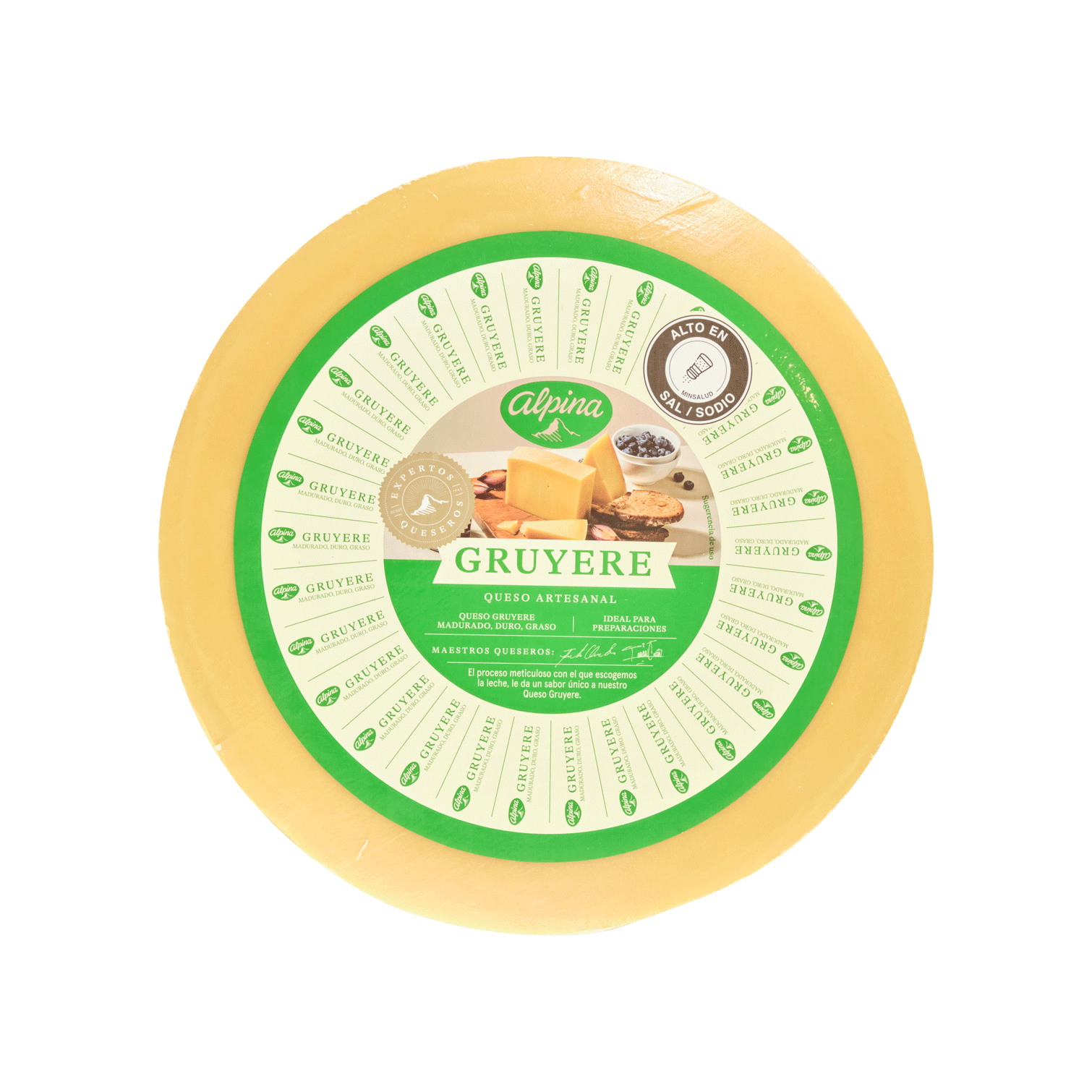 Queso Gruyere Alpina - Silver Quality Award 2024 from Monde Selection