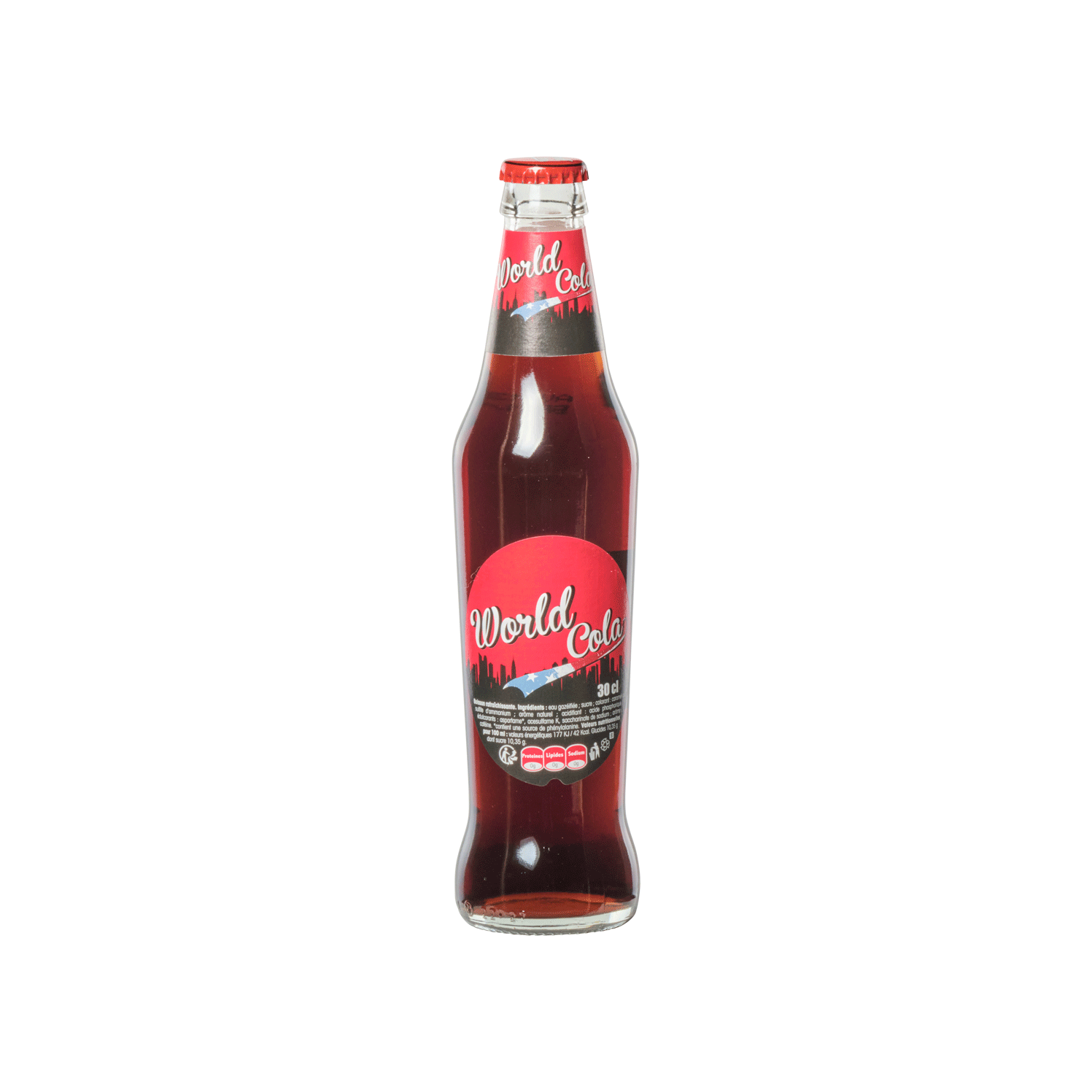 World Cola (Bottle 30cl) - Gold Quality Award 2024 from Monde Selection