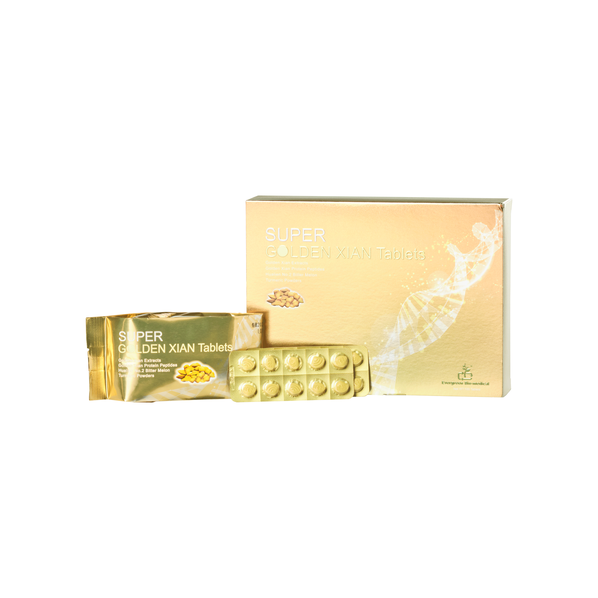 Super Golden Xian Tablets - Bronze Quality Award 2024 from Monde Selection