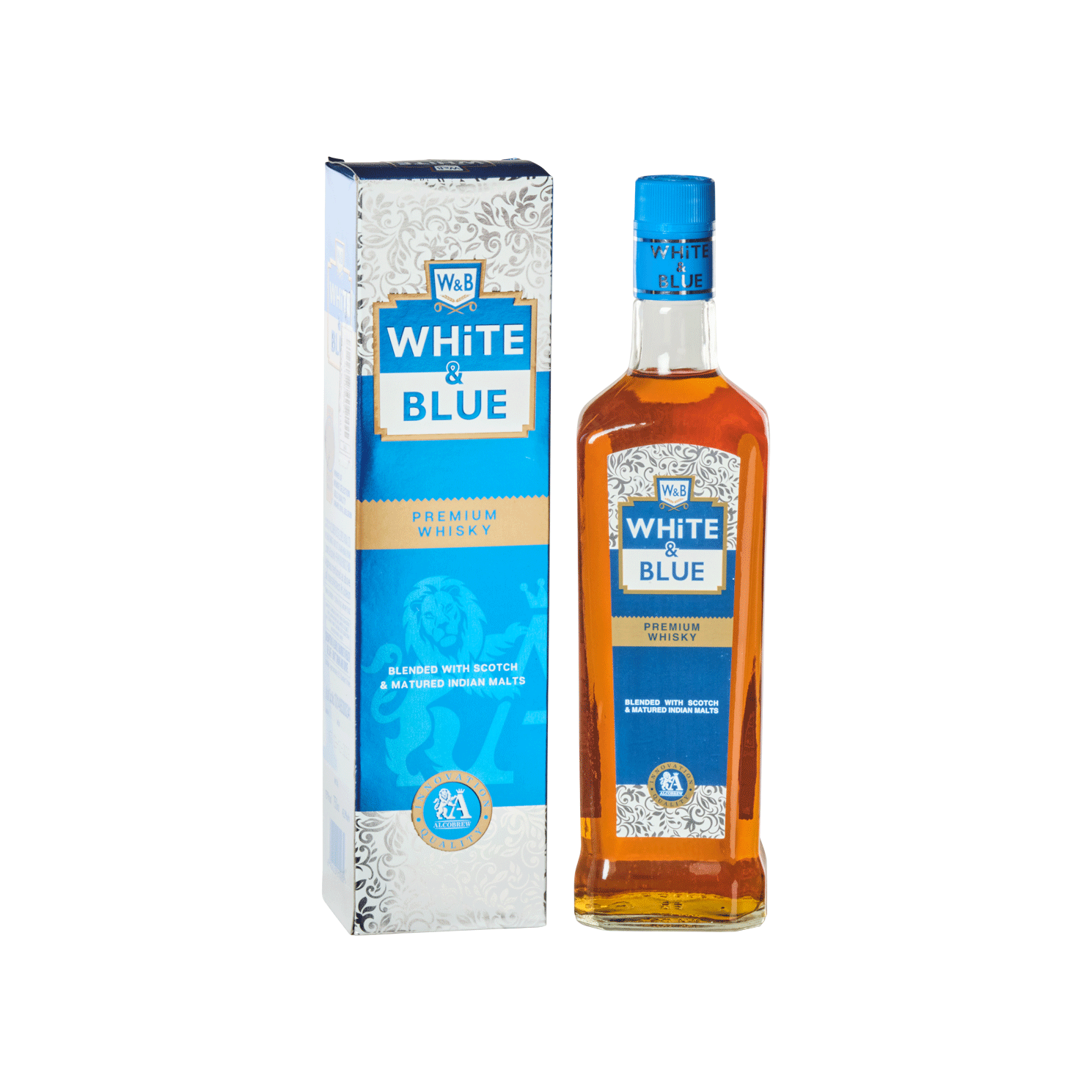 White & Blue Premium Whisky - Silver Quality Award 2024 from Monde ...