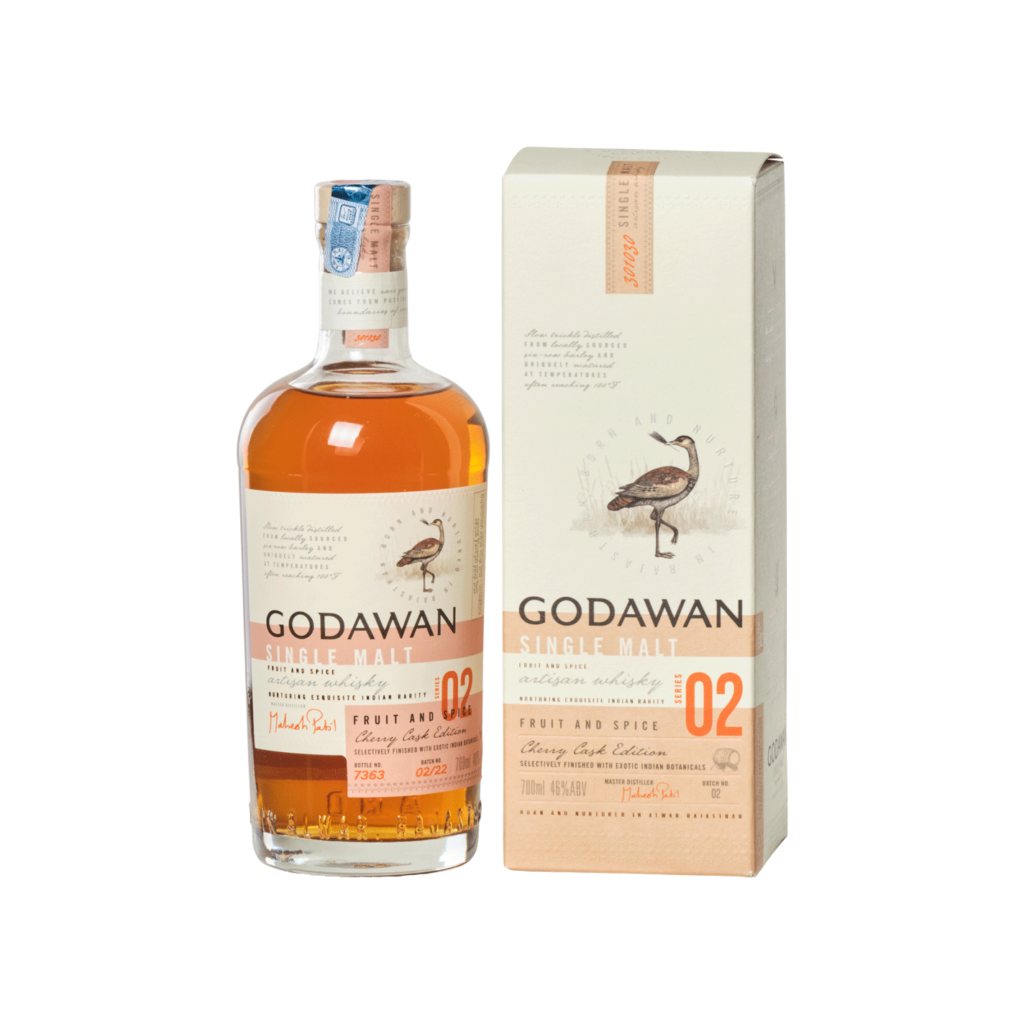 Godawan Single Malt Fruit And Spice Artisan Whisky - Gold Quality Award ...