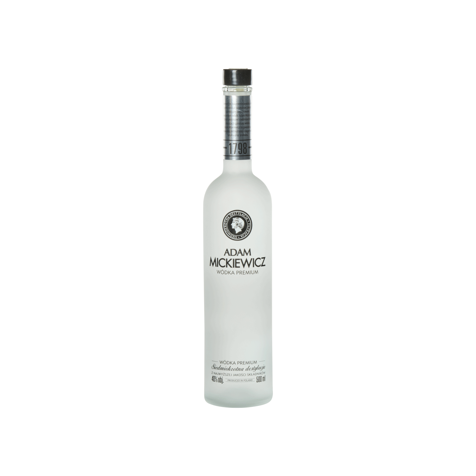 Adam Mickiewicz Vodka Premium - Gold Quality Award 2024 from Monde ...