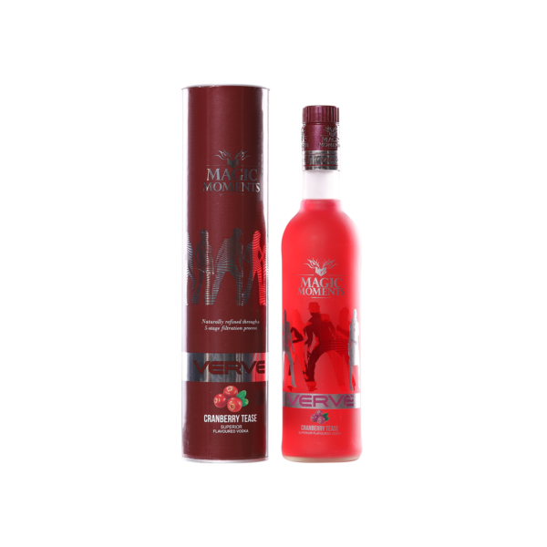 Magic Moments Verve Cranberry Tease Premium Flavoured Vodka - Silver ...