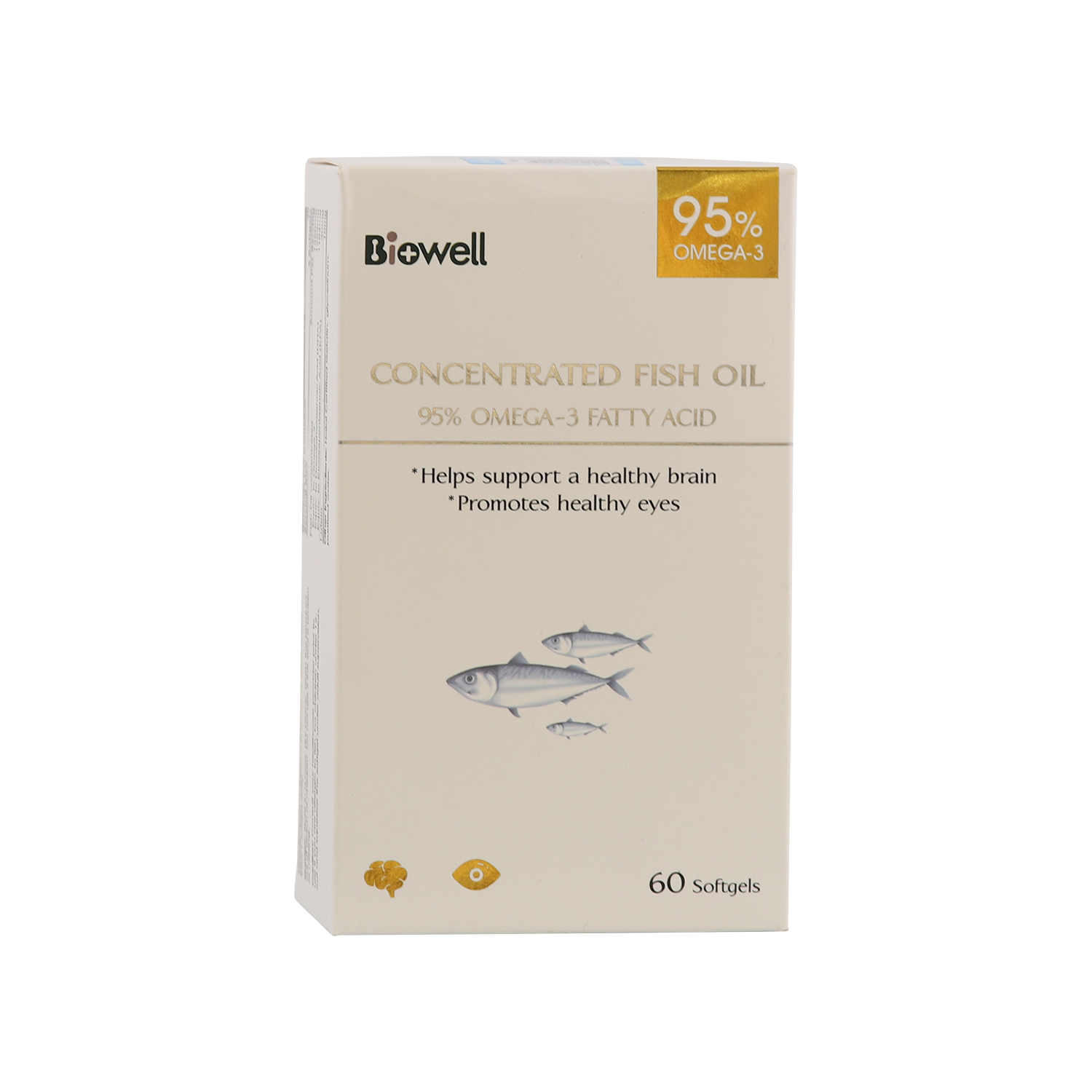 Biowell Concentrated Fish Oil - Grand Gold Quality Award 2025 from Monde Selection