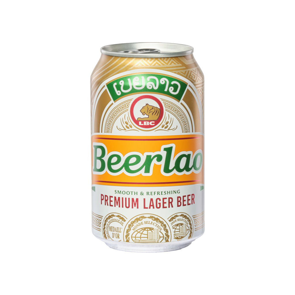 Beerlao Lager (Can 33cl) - Gold Quality Award 2025 from Monde Selection