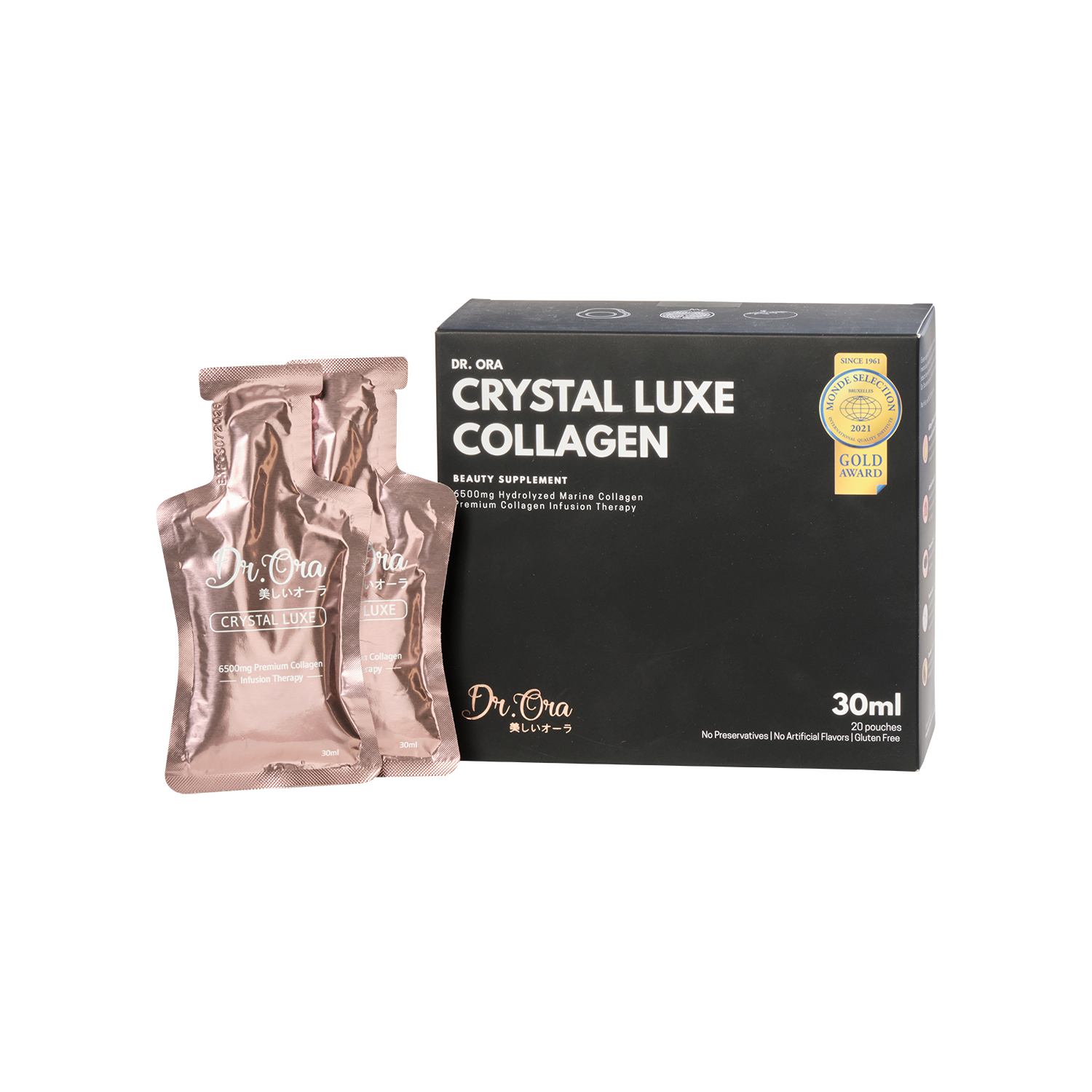 Crystal Luxe Collagen - Gold Quality Award 2025 from Monde Selection