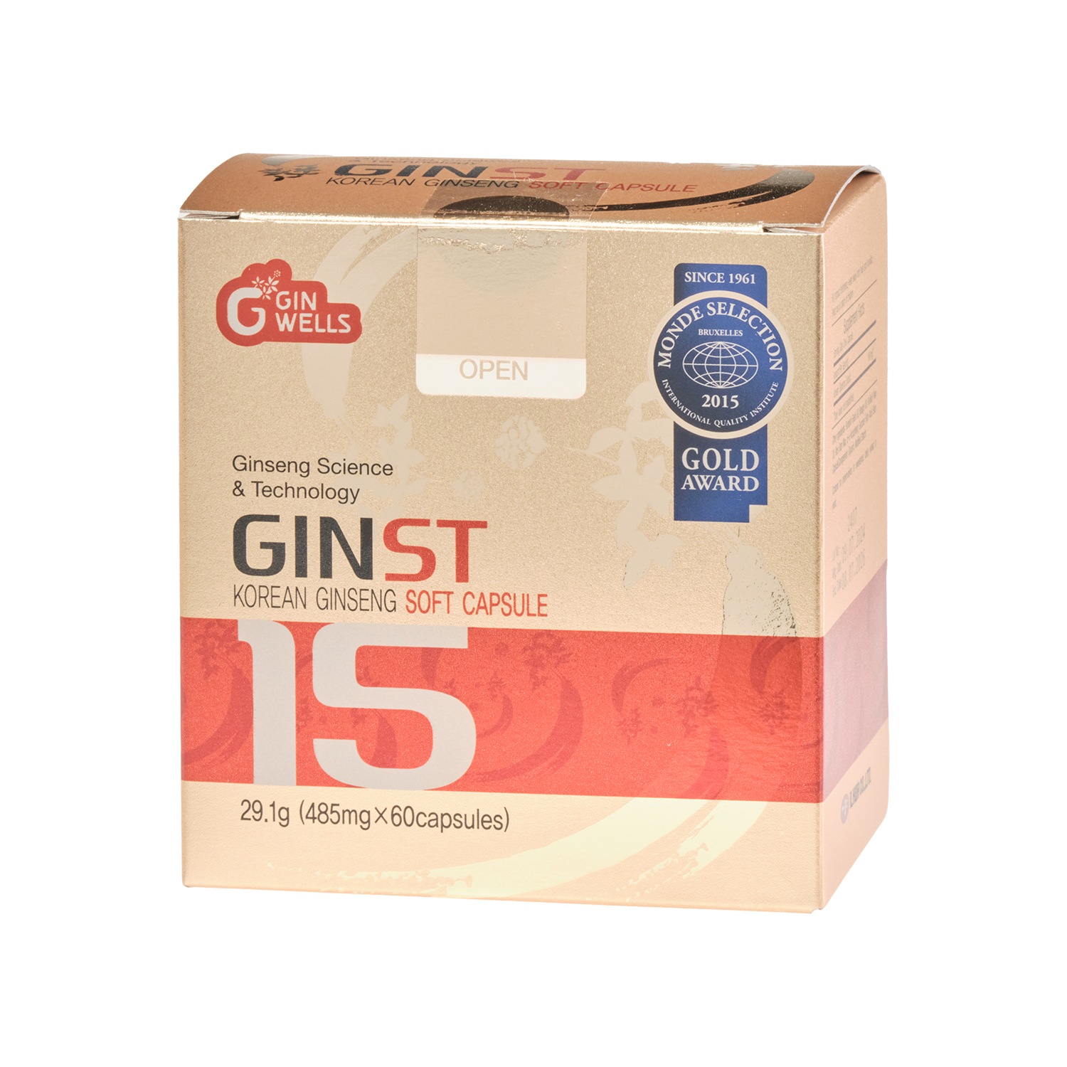 Ginst15 Korean Ginseng Soft Capsule - Gold Quality Award 2025 from ...