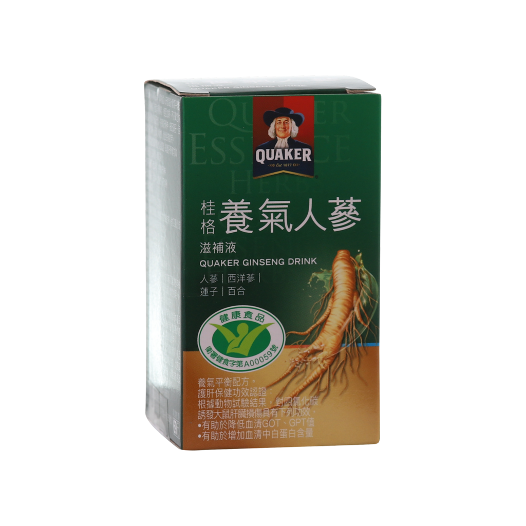 Quaker Ginseng Drink - Gold Quality Award 2025 from Monde Selection