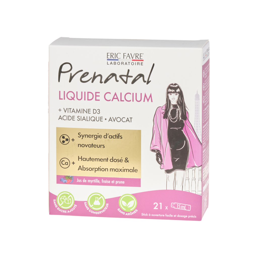 Prenatal Liquid Calcium - Gold Quality Award 2025 from Monde Selection
